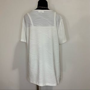 JM Collection | Tops | Nwot Jm Collection White Short Sleeve Top W ...